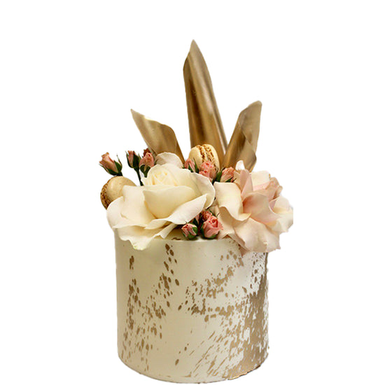 Gold Splatter – Las Vegas Custom Cakes